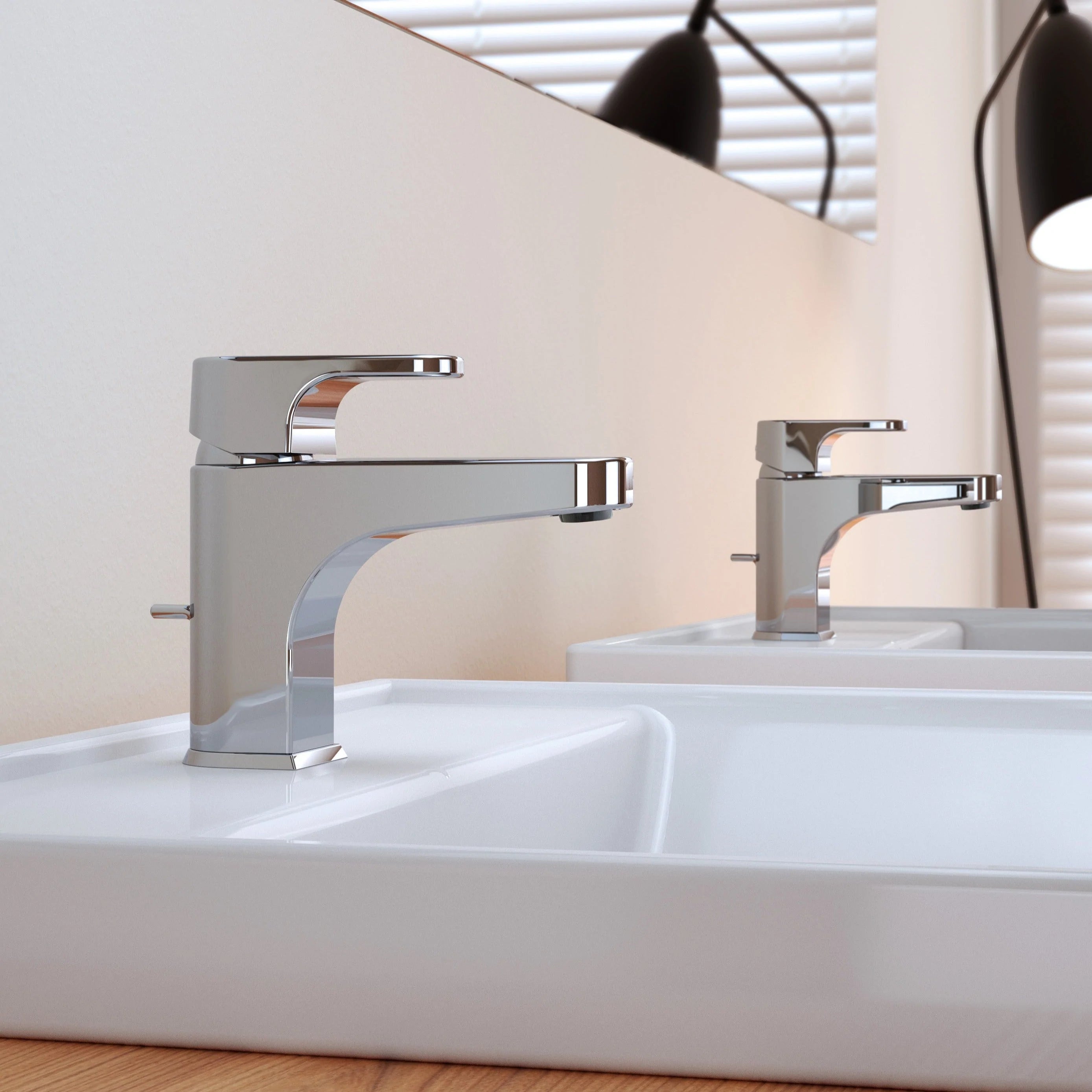 Cleo Single Lever Basin Mixer Tap in Chrome - Made in Italy – Letta London