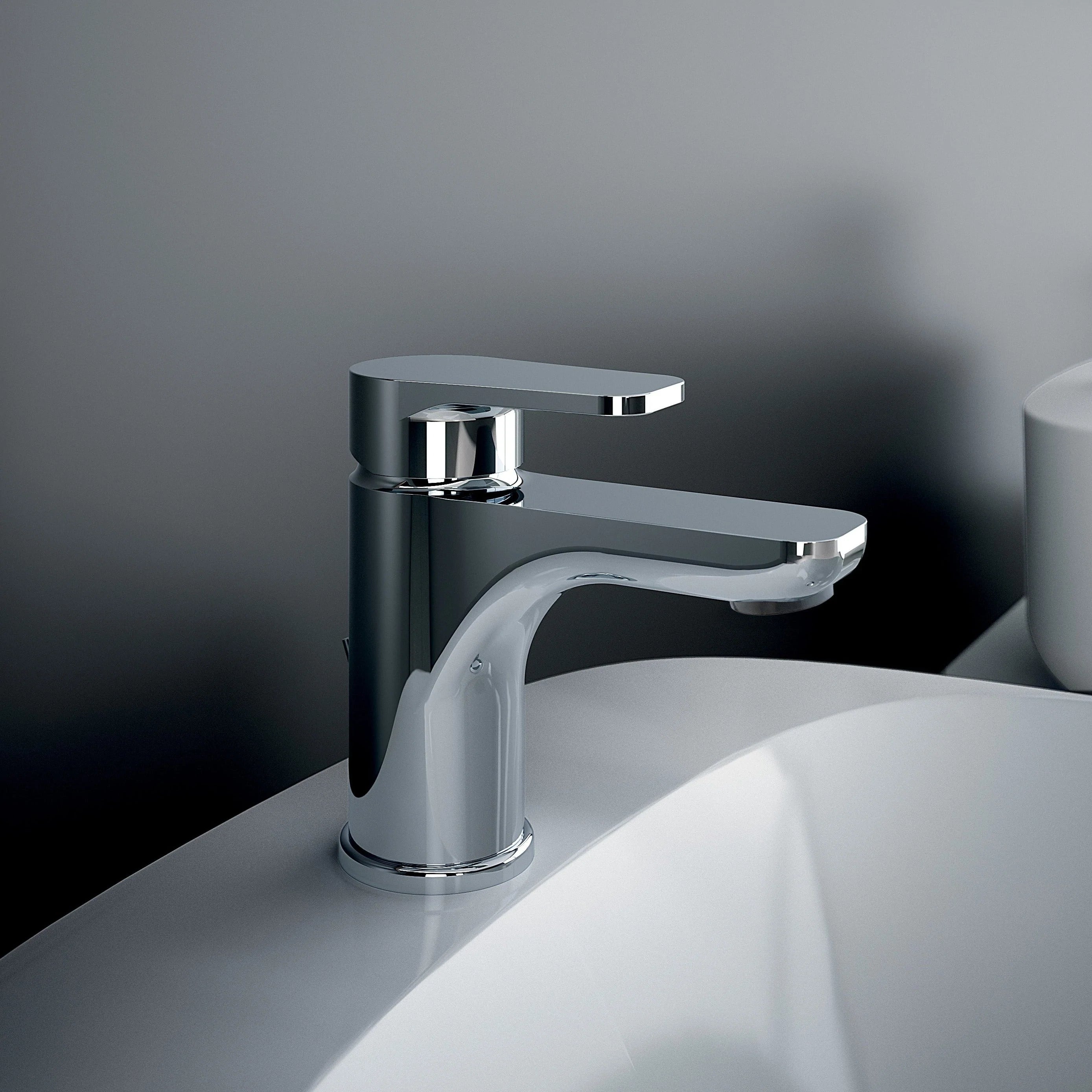 The Zip Chrome Basin Mixer Tap with Waste - Made in Italy – Letta London