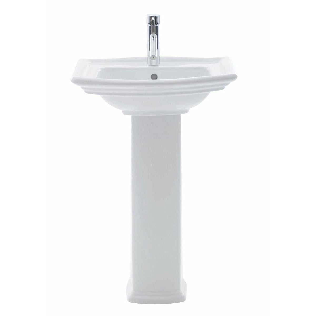 Frontline White Washington Full Pedestal Basin – Letta London